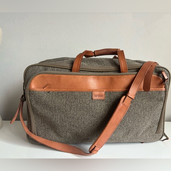 Hartmann | Bags | Vintage Hartmann Luggage Tweed Travel Bag Luggage ...